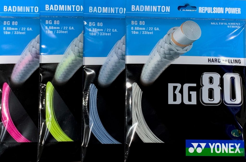 Yonex BG80 Badminton String 10m set pack – EZBOX SPORTS