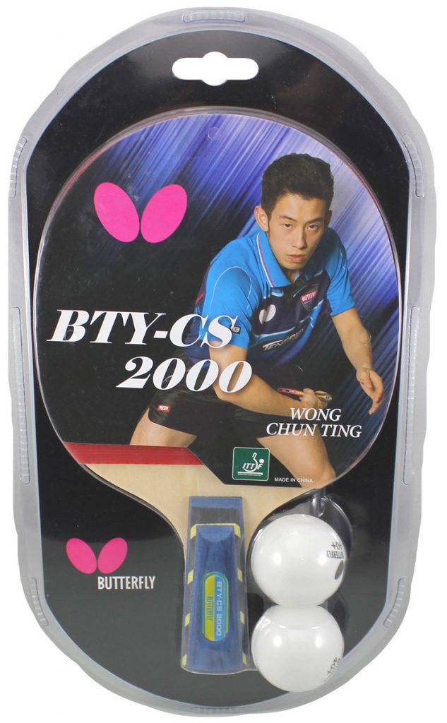 Butterfly BTY-CS 2000 Penhold Chinese Style Tabel Tennis bat – EZBOX SPORTS