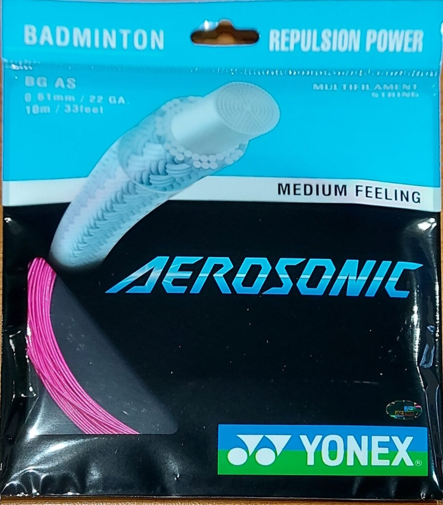 Yonex AeroSonic BGAS Bright Pink Set 10m Badminton string – EZBOX SPORTS